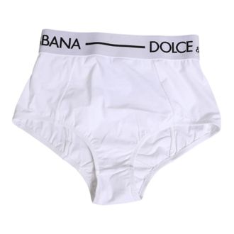 Dolce & Gabbana Wei&szlig;e Nylon-Logo-Taillenband-Panty - - Underwear - Damen - Wei&szlig; - S