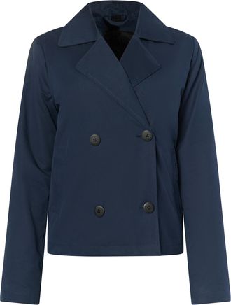 Dreimaster Dreimaster Kurze Trenchcoat Damen nachtblau