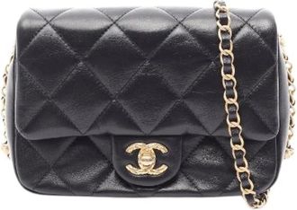 Chanel Pre-owned Sac bandouli&egrave;re Matelass&eacute; Petit Mod&egrave;le - Femme - Pre-owned - Noir - Taille: ONE Size
