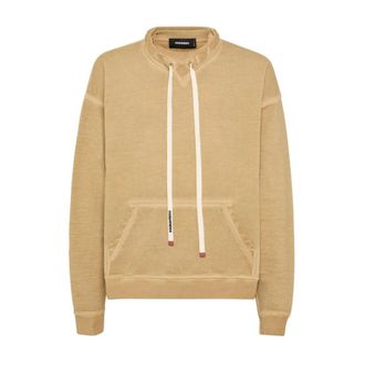 Dsquared2 Stilvolle Pullover Kollektion - - Sweatshirts & Hoodies - Herren - Beige - S