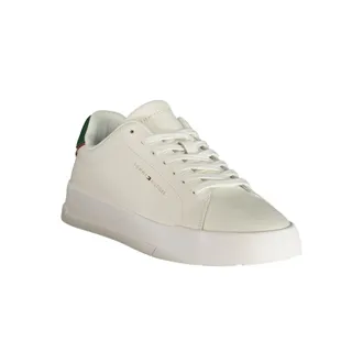 Tommy Hilfiger Contrasting Heel Detail Sneaker - White