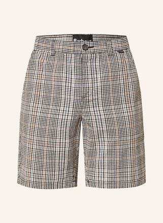 Barbour Shorts Fife Mit Leinen schwarz