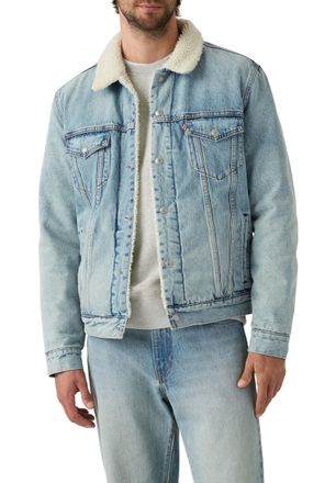 Levi's Herren Type III Sherpa Jacke Kentucky Blue Sherpa Blue XXL