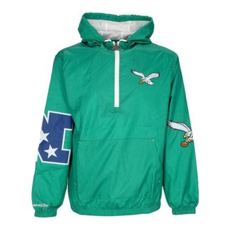 Mitchell & Ness Homme, Vestes, Vert, Taille: XL Coupe-vent Anorak Team OG 2.0 Team OG