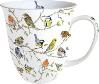 Ambiente Luxury Paper Products Ambient Becher aus feinem Porzellan, 0,4 Liter