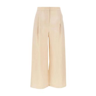 Max Mara Femme, Pantalons, Beige, Taille: 42 FR Pantalons Rope