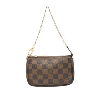 Louis Vuitton Pre-owned Mini Pochette Accessoires - Femme - Pre-owned - Brun - Taille: ONE Size