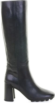 Hogan Femme, Chaussures, Noir, Taille: 38 1/2 EU Bottes hautes &agrave; talon bloc