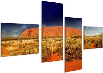 Islandburner Bild Bilder auf Leinwand Landschaft des australischen Hinterlandes im Nordterritorium Australiens Wandbild, Poster, Leinwandbild MRF