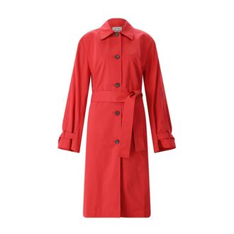 Toteme Klassischer Trenchcoat - - Coats - Damen - Rot - L