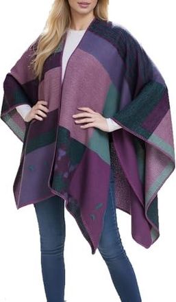 Generic Poncho Femme Hiver Chaud Chale Femme Hiver Chaud Cape Femme Effet enveloppant Ch&acirc;le Cardigan Ample Tricot Respirant Look Urbain Automne-Hiver
