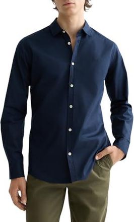 Scotch & Soda Chemise en Popeline pour Homme, Nuit, L