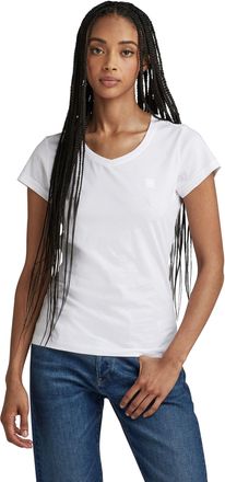 G-Star G-Star RAW Damen Eyben Slim V-Neck Top 2.0, Wei&szlig; (White D24533-4107-110), XL
