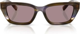 Dolce & Gabbana unisex, Accessoires, Vert, Taille: 53 MM Lunettes de soleil rectangulaires &eacute;troites