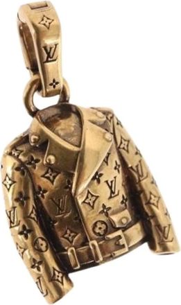 Louis Vuitton Pre-owned Porte-cl&eacute;s en m&eacute;tal - Femme - Pre-owned - Jaune - Taille: ONE Size