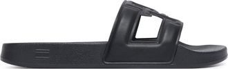 Tommy Hilfiger Pantoletten Tommy Hilfiger Monogram Pool Slide FW0FW09424 Schwarz