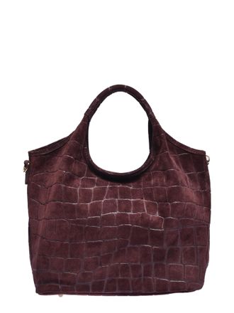 Anna Luchini Weinfarbe Rindsledertasche