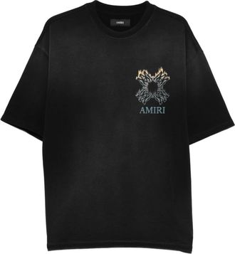 Amiri Homme, Tops, Noir, Taille: S Core Logo T-shirt