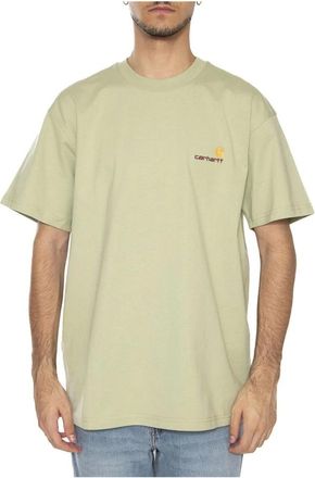 Carhartt Work in Progress Homme, Tops, Vert, Taille: L T-Shirt Col Rond