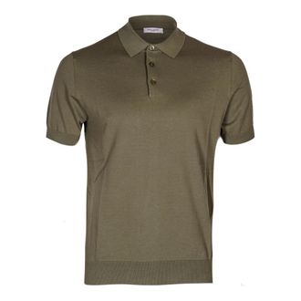 Paolo Pecora Leichtes Baumwoll-Polohemd - - Tops - Herren - Gr&uuml;n - M