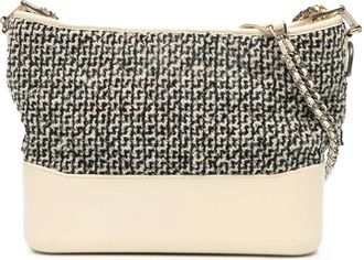 Chanel Hobo Bags - Medium Tweed and Lambskin Gabrielle Crossbody - Gr. unisize - in Blau - f&uuml;r Damen