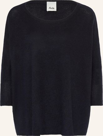 Allude Allude Cashmere-Pullover Mit 3/4-Arm blau