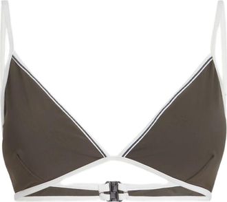 Brunello Cucinelli Femme, Maillots de bain, Vert, Taille: 38 FR Haut de bikini Monili