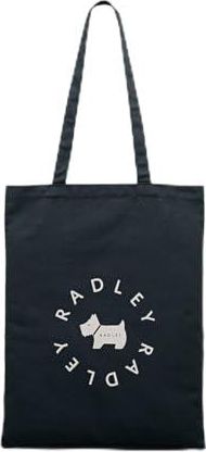 Radley London London In the Round Sac fourre-tout en toile recycl&eacute;e Bleu sarcelle Taille M