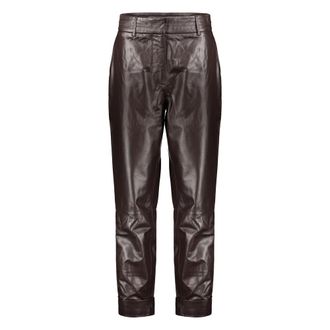 Moorer Lederhose - - Trousers - Damen - Braun - XS
