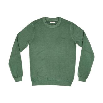 Sun 68 Vintage Rund Einfach Hoodies - - Knitwear - Herren - Gr&uuml;n - 3XL