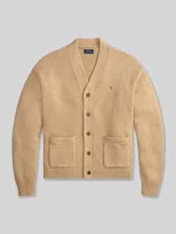 Polo Ralph Lauren Regular Fit Strickjacke aus reiner Baumwolle