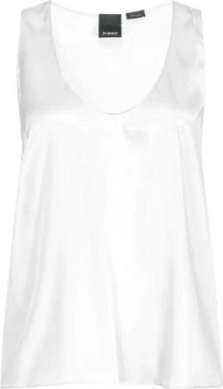 Pinko Marzemino Top - - Tops - Damen - Wei&szlig; - M