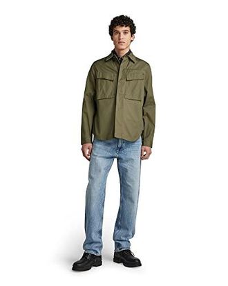 G-Star G-Star Homme Chemise Mysterious Regular, Vert (shadow olive D21076-9706-B230), M