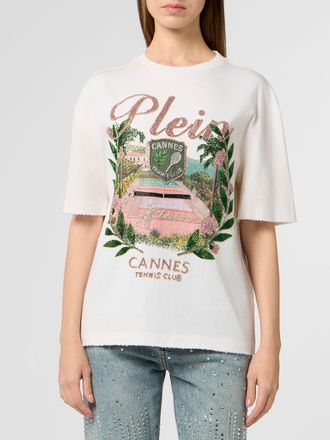 Philipp Plein T-Shirt Femme couleur Blanc