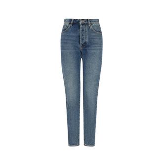 A|X Armani Exchange High-Waist Denim Jeans- Oversize-Passform - - Jeans - Damen - Blau - W25