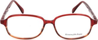 Ermenegildo Zegna unisex, Accessoires, Rouge, Taille: ONE Size Vz350106Dr Optical Frame