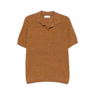 Roberto Collina Herren, Strickwaren, Braun, LGr&ouml;&szlig;e