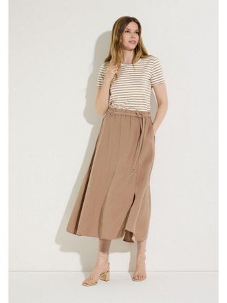 More & More Kurzarmshirt T-Shirt, gl&auml;nzendes Streifenmuster