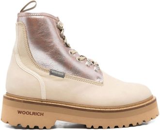 Woolrich Stiefel - Boots Cream - Gr. 38,5 (EU) - in Wei&szlig; - f&uuml;r Damen