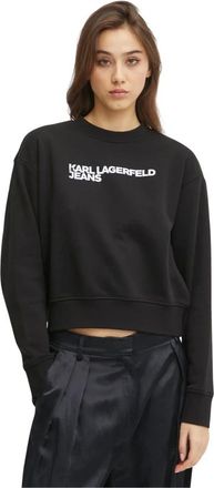 Karl Lagerfeld Damen, Sweatshirts & Hoodies, Schwarzk, XSGr&ouml;&szlig;e