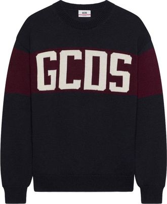 GCDS Gcds, Homme, Pulls, Multicolore, Taille: XS Band Logo Sweater