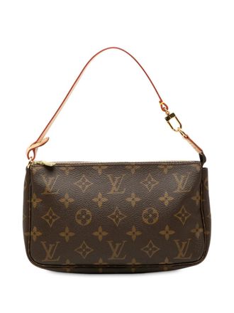 Louis Vuitton 2000 Monogram Pochette Accessoires shoulder bag - Braun