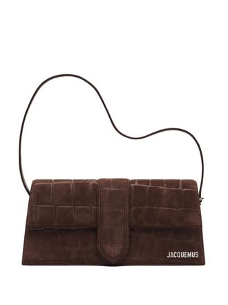 Jacquemus sac porté épaule Le Bambino Long - Marron