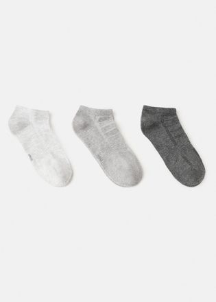 Mango Lot 3 paires de chaussettes coton gris - Homme - 40-42 - MANGO MAN