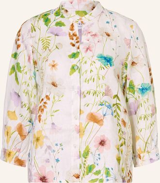 Backstage Backstage Leinenbluse Mia Mit 3/4-Arm weiss