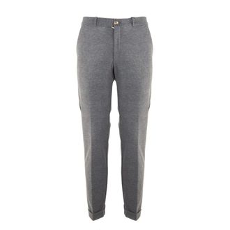 Roberto Ricci Design Technische Stoff-Chinos - - Trousers - Herren - Grau - 2XL