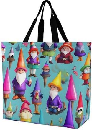 Generic Gnomes Color&eacute;s Sac A Main Femme L&eacute;ger Sacs Grand Sac Fourre-Tout Pour Travail Shopping Voyage