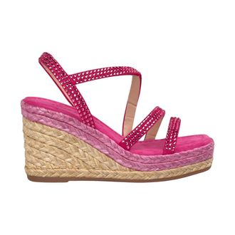 Alma En Pena Alma EN Pena, Femme, Chaussures, Rose, Taille: 39 EU Sandalette à talon compensé strass