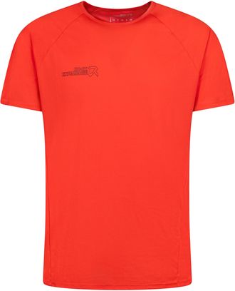 Rock Experience Herren Oriole Ss T-Shirt mit kurzen &Auml;rmeln, rot, Medium