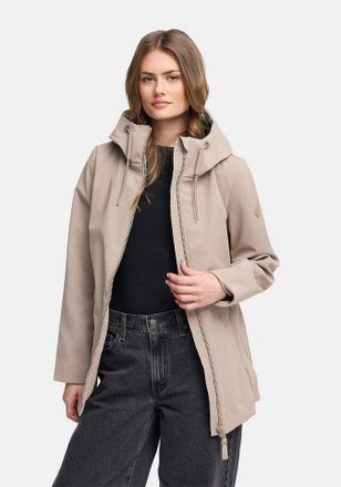 Marikoo Outdoorjacke Minaa Sportliche Outdoorjacke mit Kapuze und hochschlie&szlig;enden Kragen